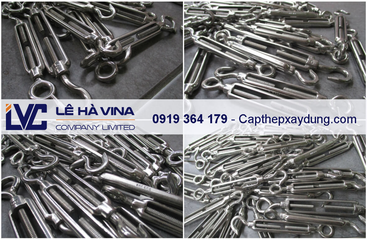 Tăng đơ cáp inox nhập khẩu, chất lượng, báo giá TỐT NHẤT thị trường